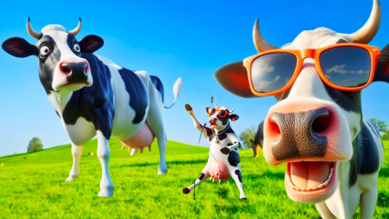 FUNNY COW DANCE - 32 | COW DANCE & COW VIDEO| DANCING COW - YouTube