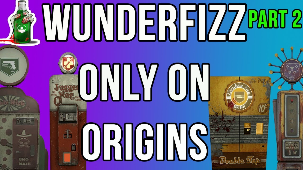 Black Ops 2 Zombie Challenge #34 Wunderfizz Only on Origins (Part 2 ...