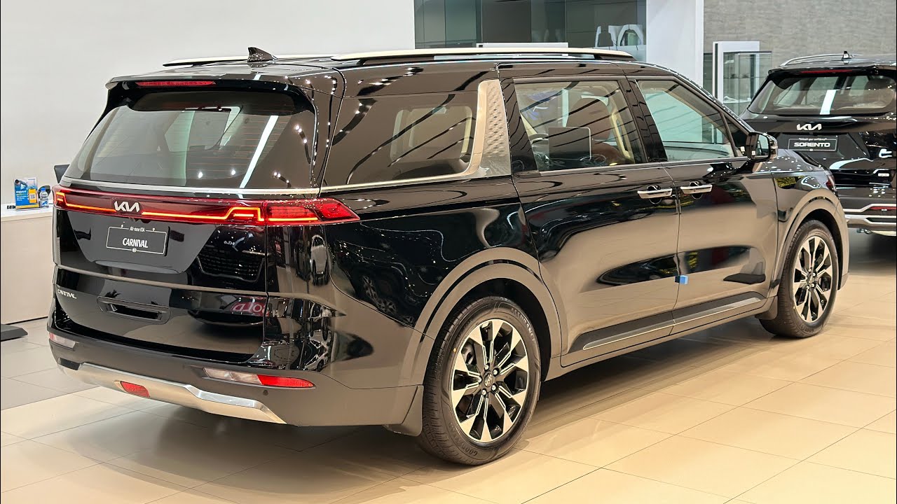 New KIA Carnival Comfort MPV ( 2023 ) Blue Color | Depth Walkaround ...
