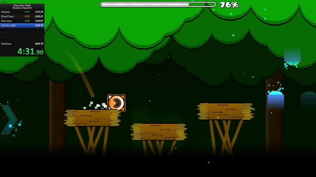 Geometry Dash speedrun Shadow gauntlet in 5:57.30 (WR) - YouTube