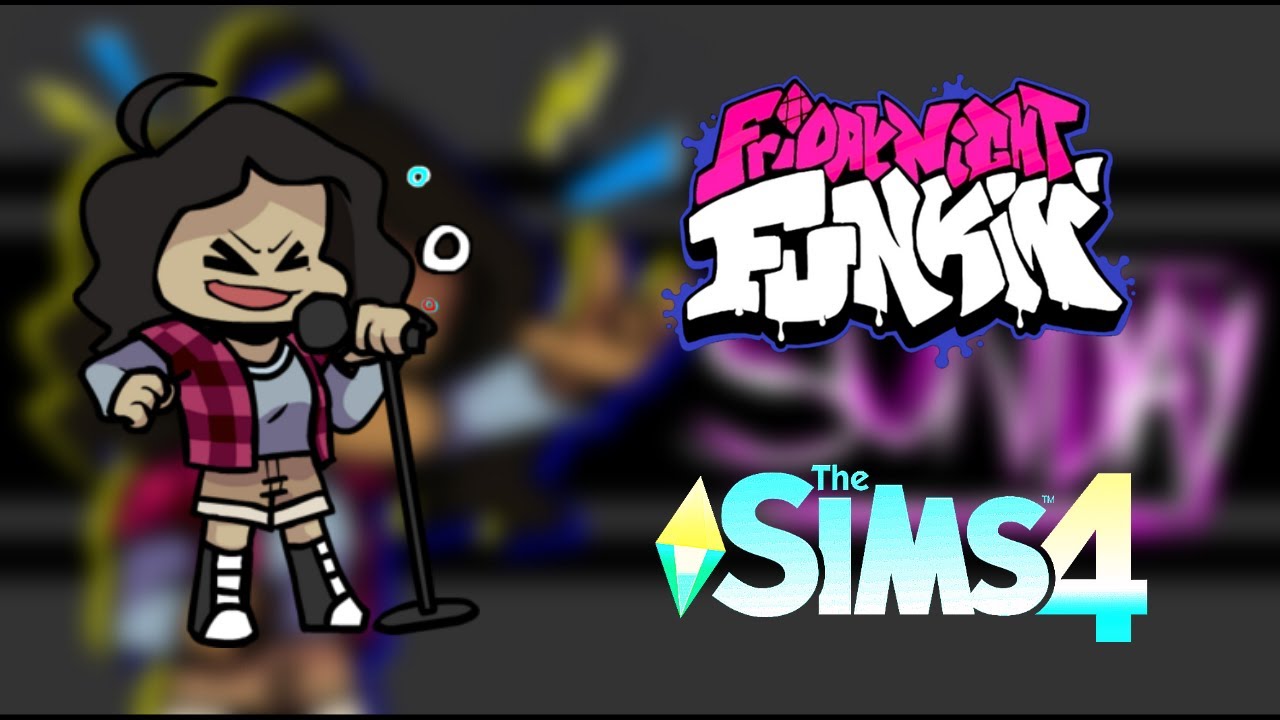 Sunday "Friday Night Funkin", (+ CC Links) // The Sims 4: Create A Sim ...