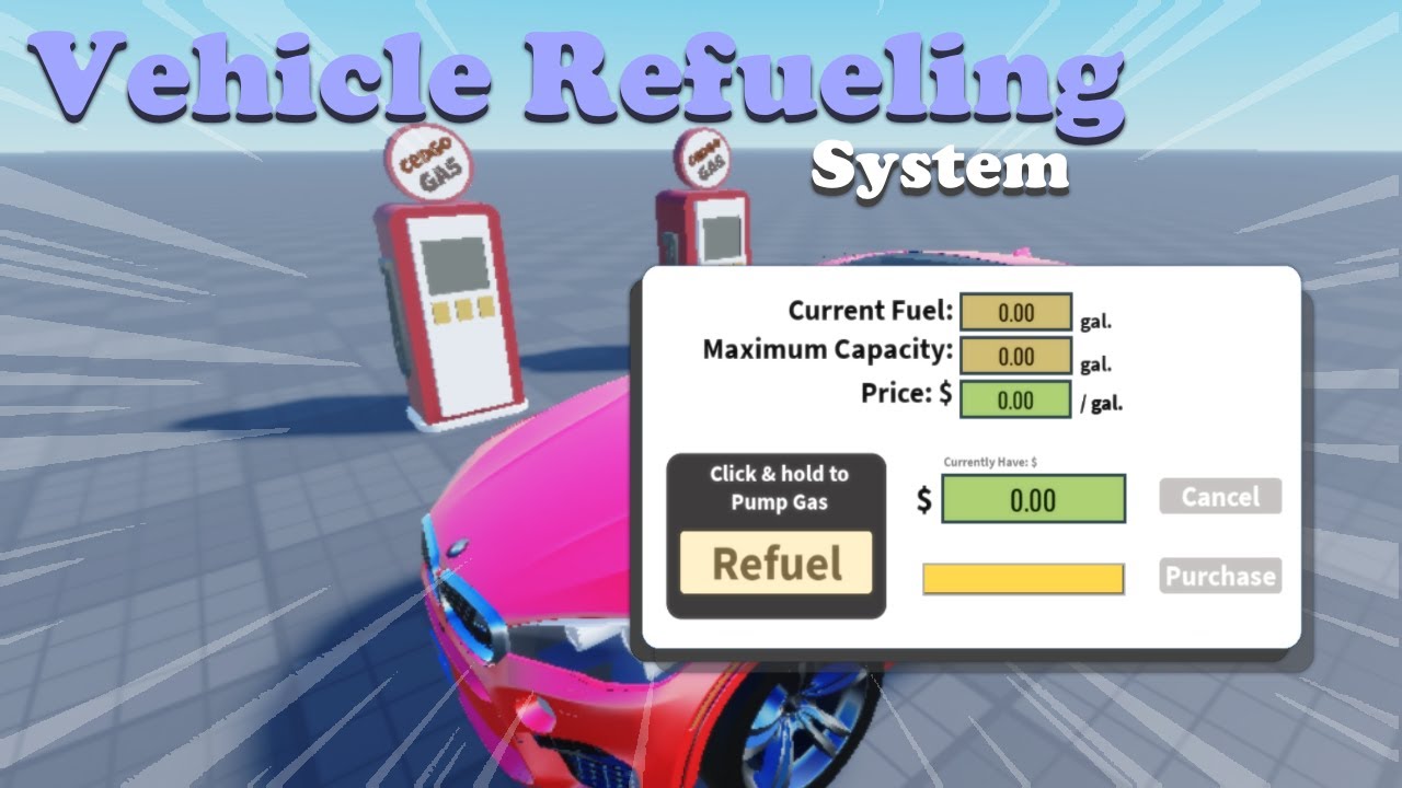 Vehicle Refueling System (Gas Pump) | Roblox - YouTube