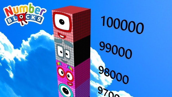 Numberblocks Cubes From 1 To 1000 Youtube