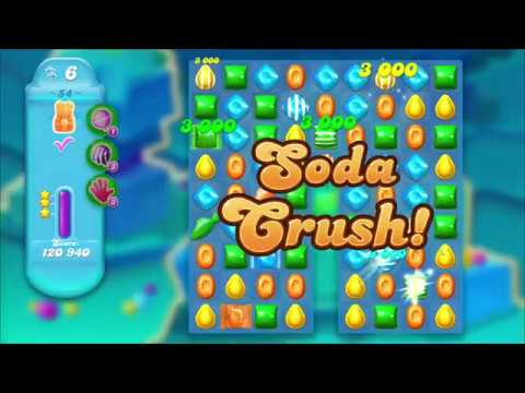 ᐈ CANDY CRUSH SODA SAGA || Level: 52-53-54 || Walkthrough the Sugarcube ...
