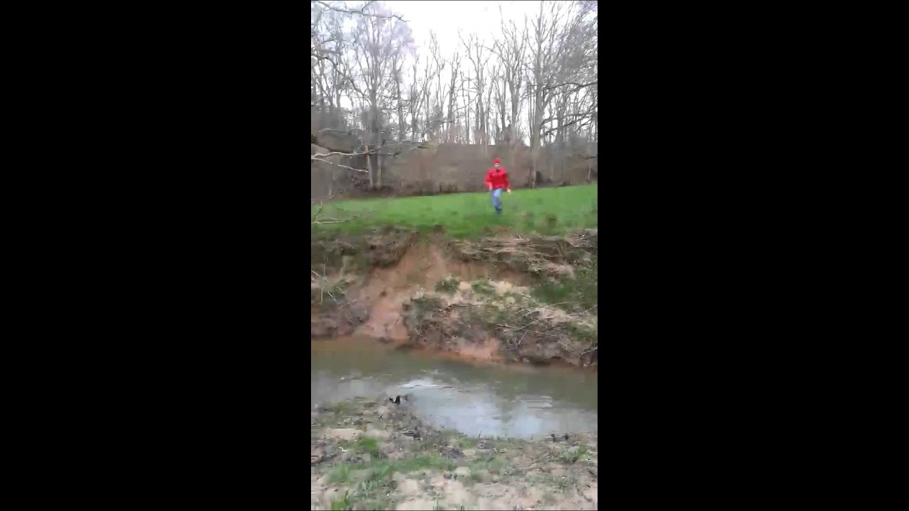 EPIC FAIL! Drunken Man Attempts to Jump a River - YouTube