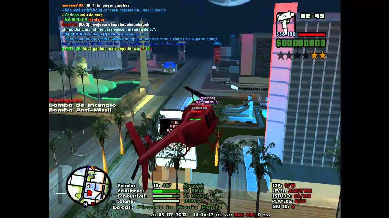 Novo server de SAMP [Real life] - YouTube