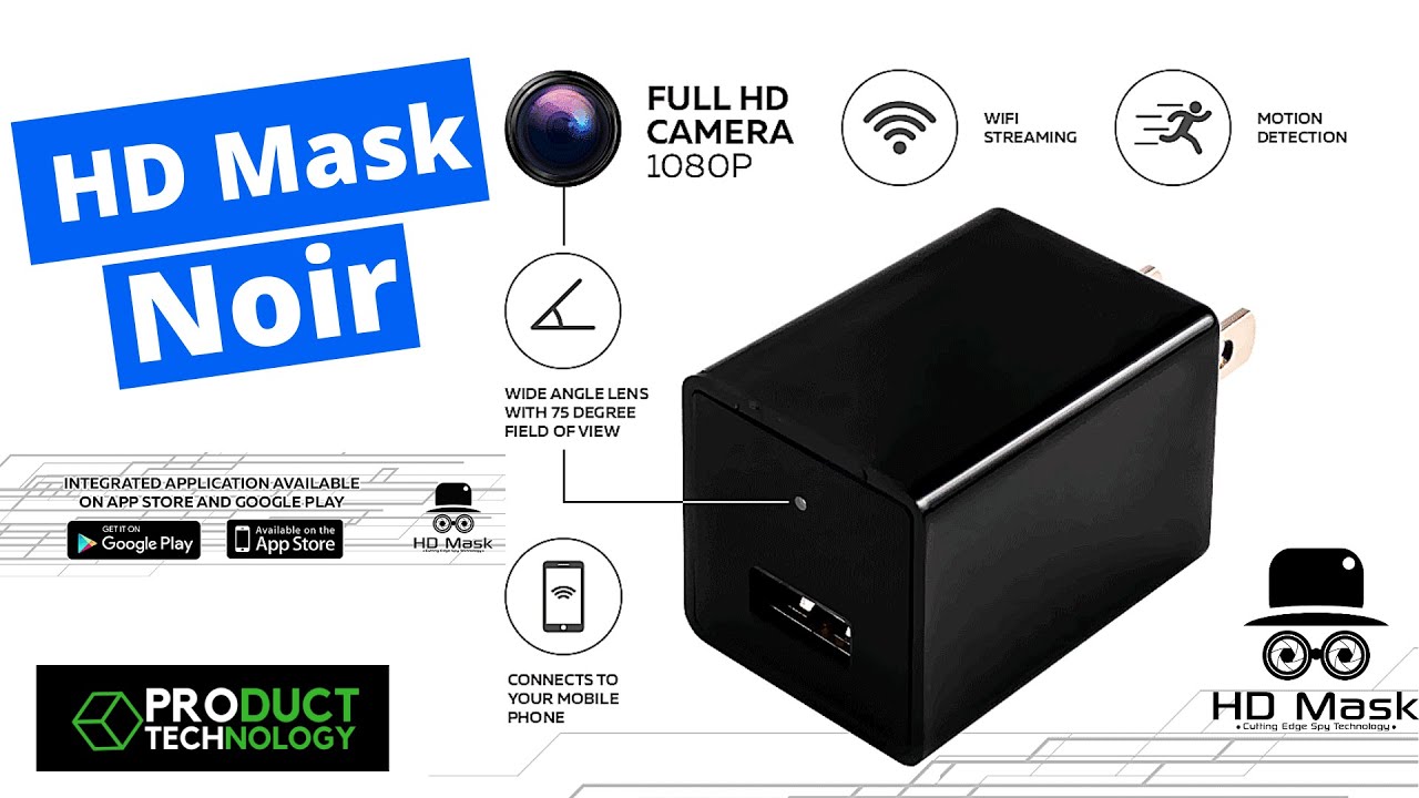HD Mask Noir: Invisible Surveillance Camera | PROD TECH - YouTube