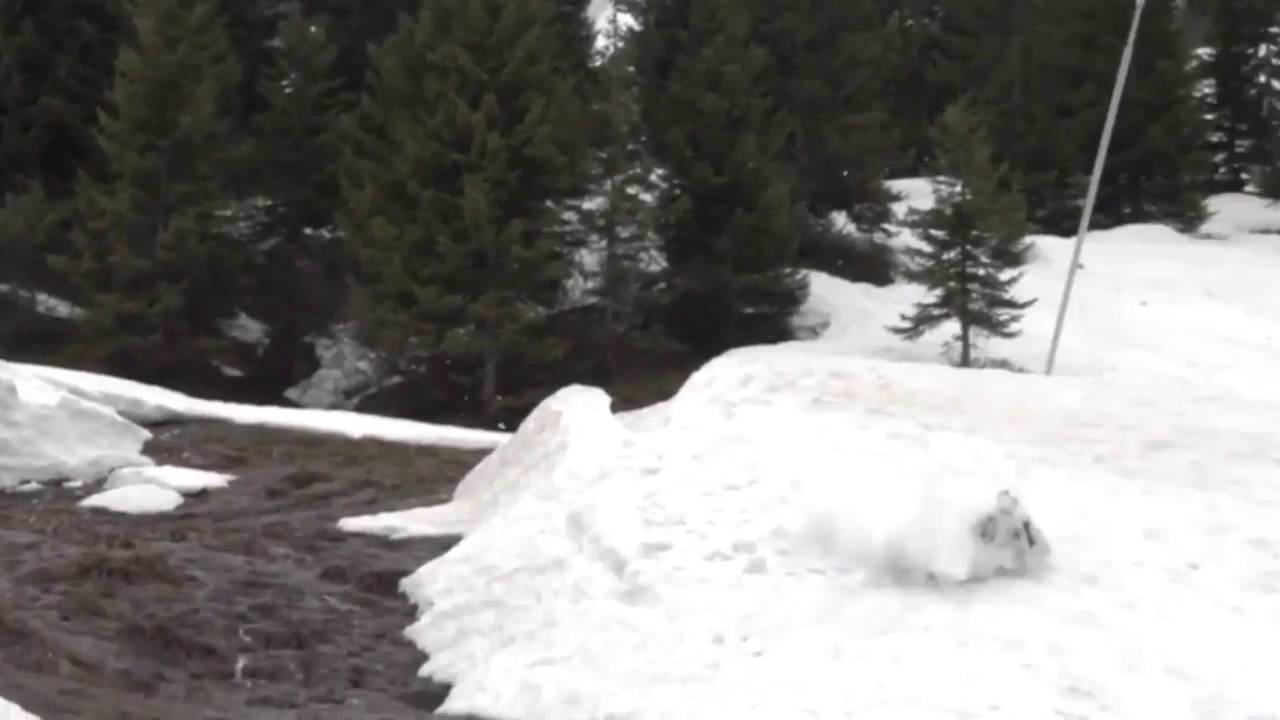 BIG AIR snow Skiing Jump FAIL - YouTube