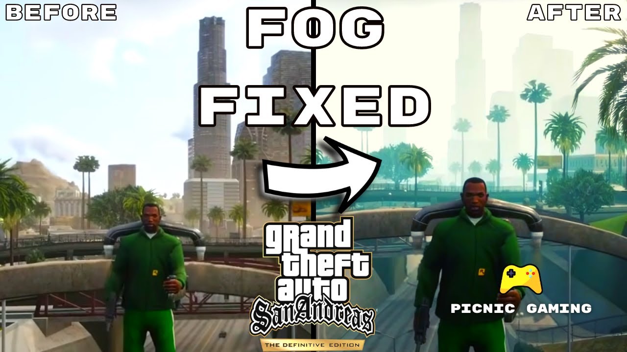 How to install Fog Distance Fix Mod GTA Trilogy | GTA SA Definitive ...