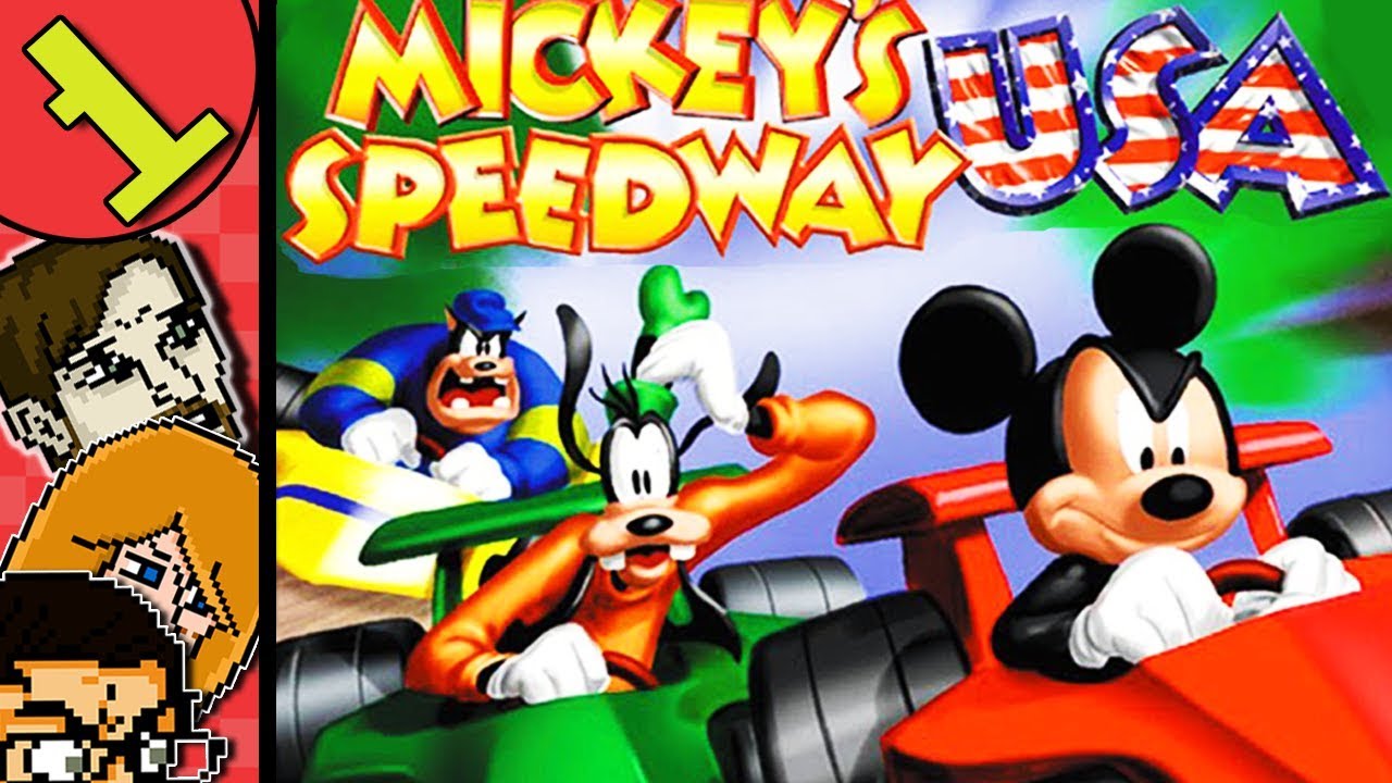 A Goofy Movie Kart 64! | Mickey's Speedway USA Part 1 - N64 Multiplayer ...