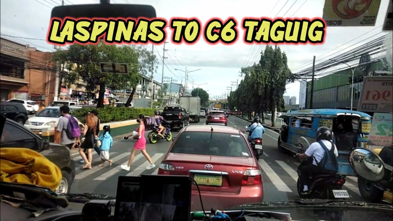TRAVEL FROM LASPINAS , PARANAQUE TO C6 ROAD TAGUIG - YouTube