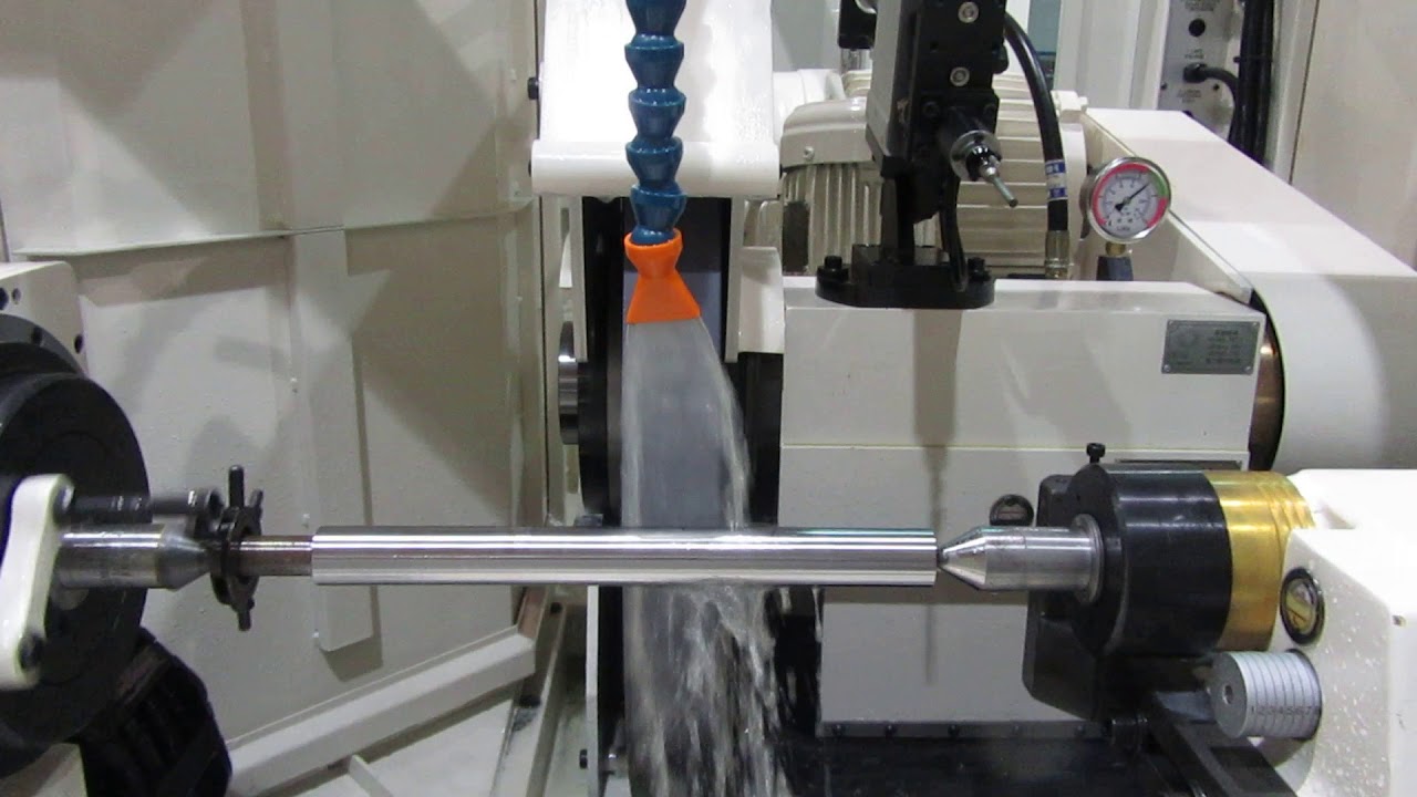 CNC cylindrical grinder taper adjustment 2 - YouTube