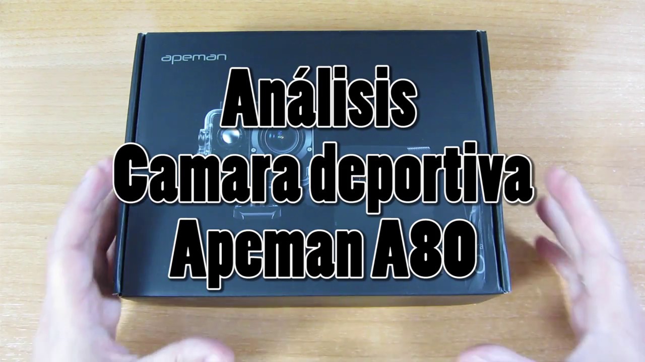 Análisis Cámara deportiva Apeman A80 - YouTube