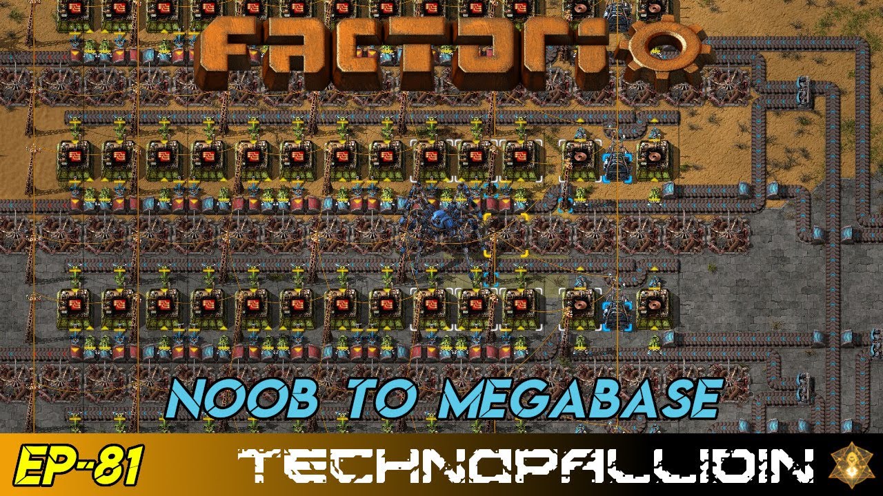 EP-81: Mega Base Science Part 4! - Factorio, Noob to Megabase Klendathu ...