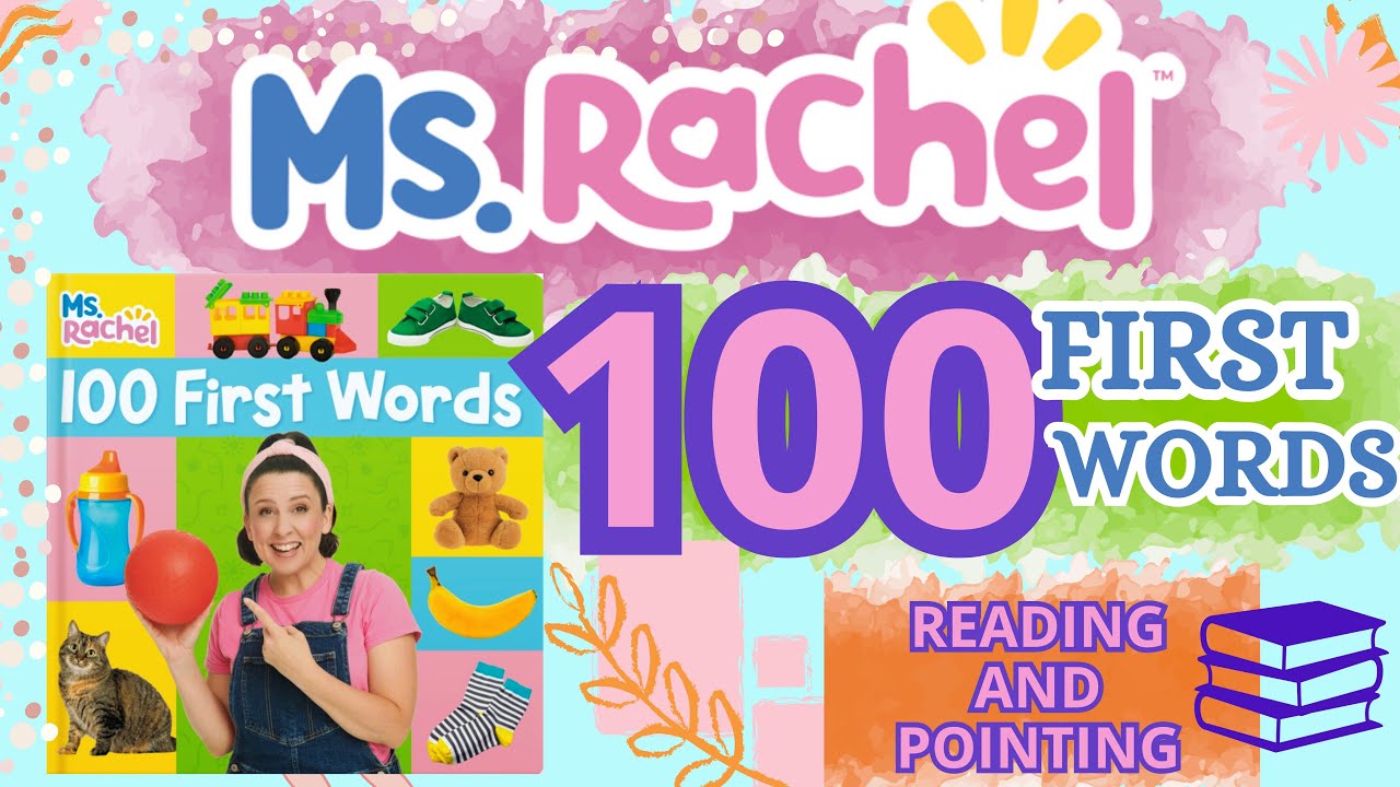 Ms Rachel 100 First Words Book - Ms Rachel Learning Videos @msrachel ...