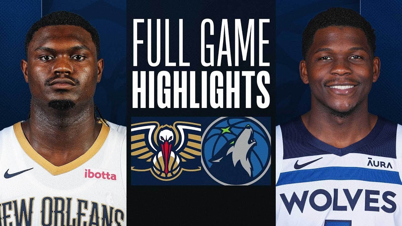 Timberwolves vs New Orleans Pelicans Full Game Highlights | Jan 3 | NBA ...