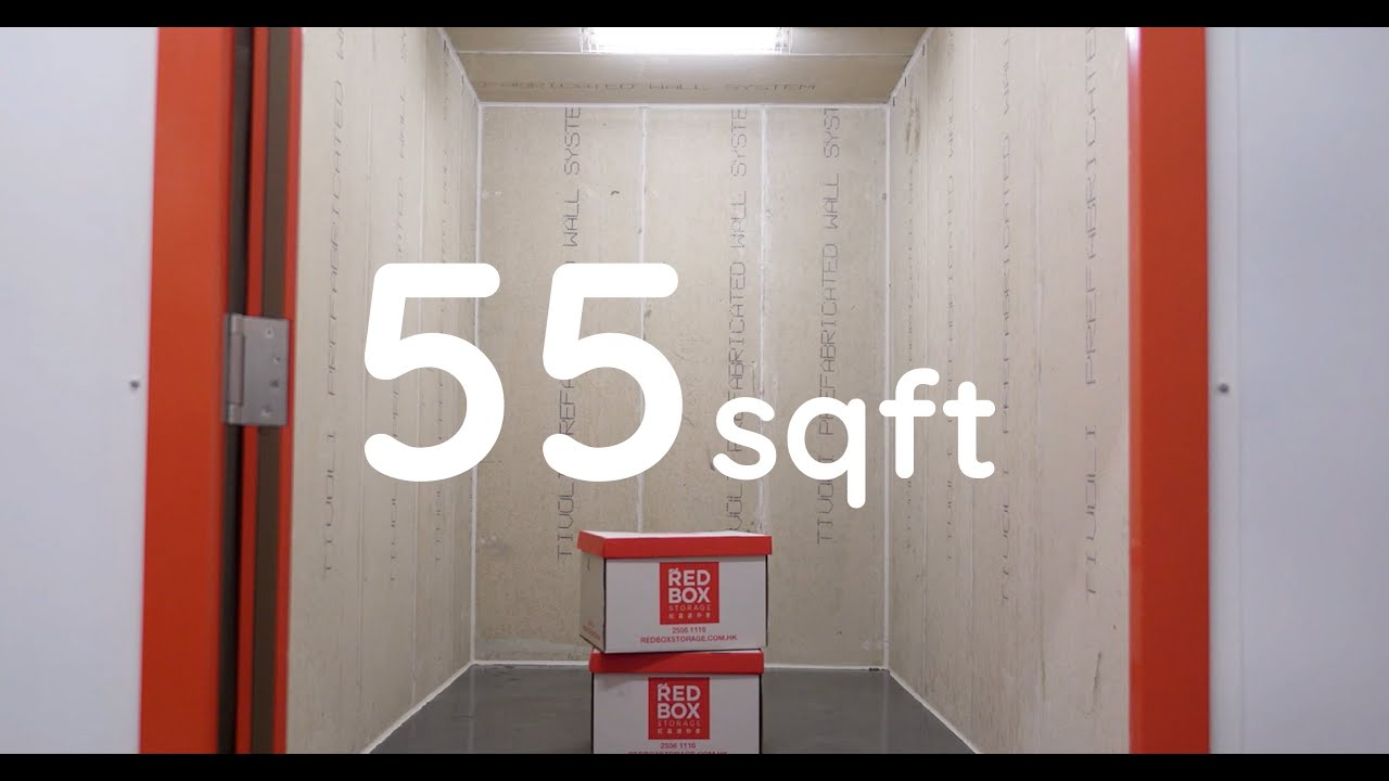 55 平方尺紅保倉 Red Vault Unit Tour: 55 SQFT | 紅盒迷你倉 RedBox Storage - YouTube