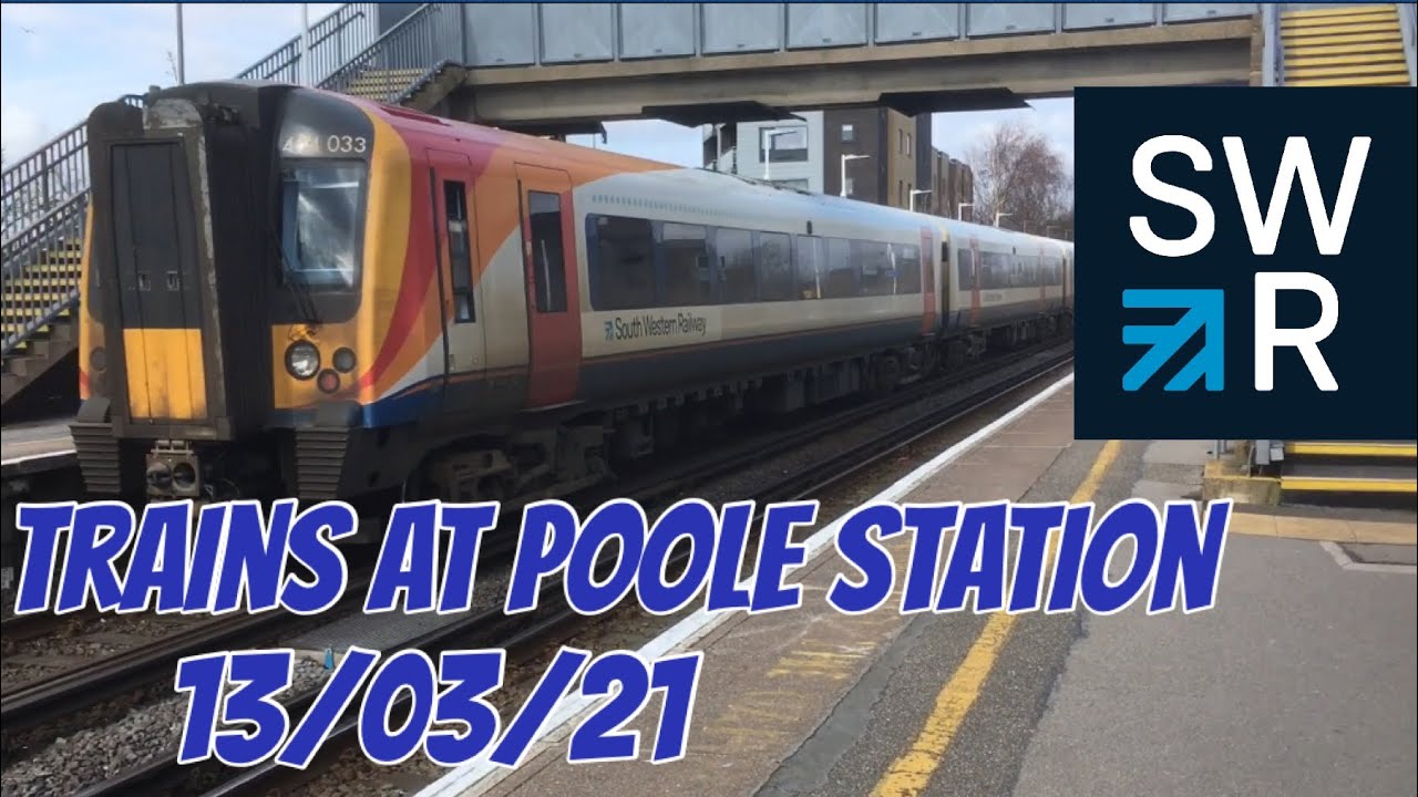 Trains at Poole station /13/03/21 - YouTube