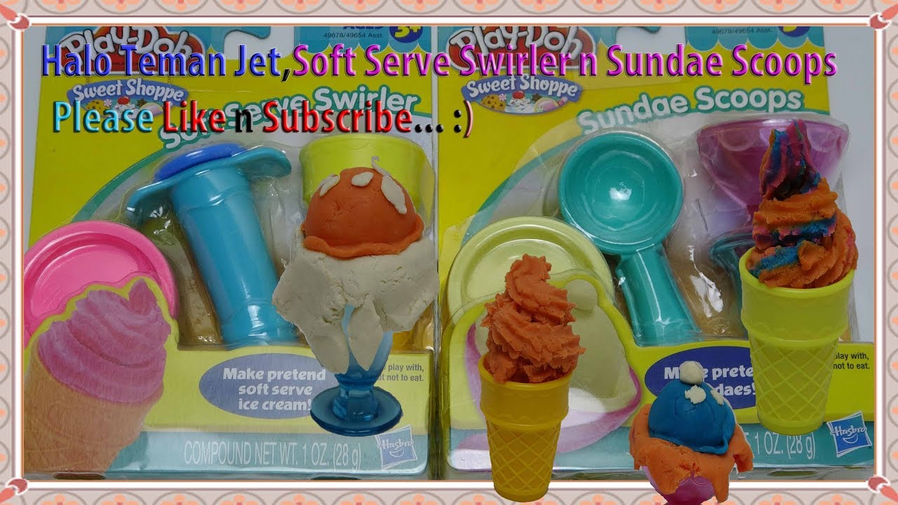 Teman Jet-Ice Cream-Play Doh-Very Simple - YouTube