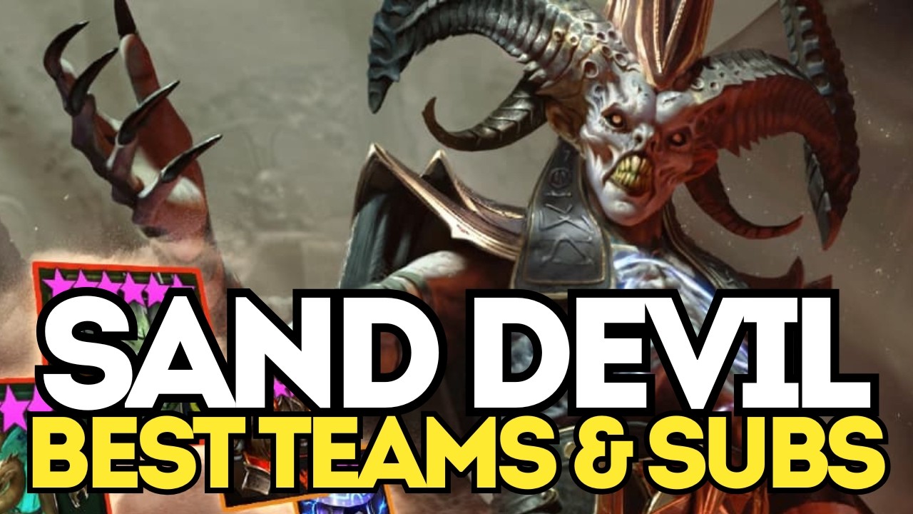 SAND DEVIL NECROPOLIS 25 TEAM GUIDE & SHOWCASE | Raid: Shadow Legends ...