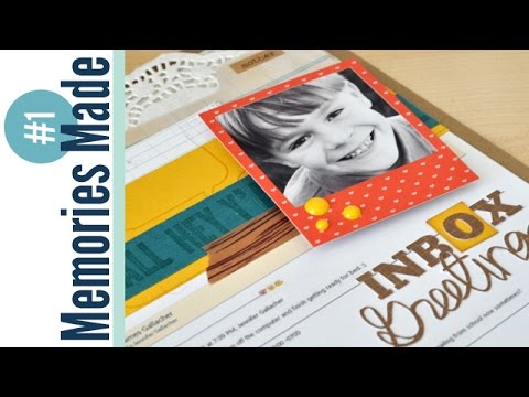 Memories Made #1 Scrapbooking Process Video: Inbox Greetings - YouTube