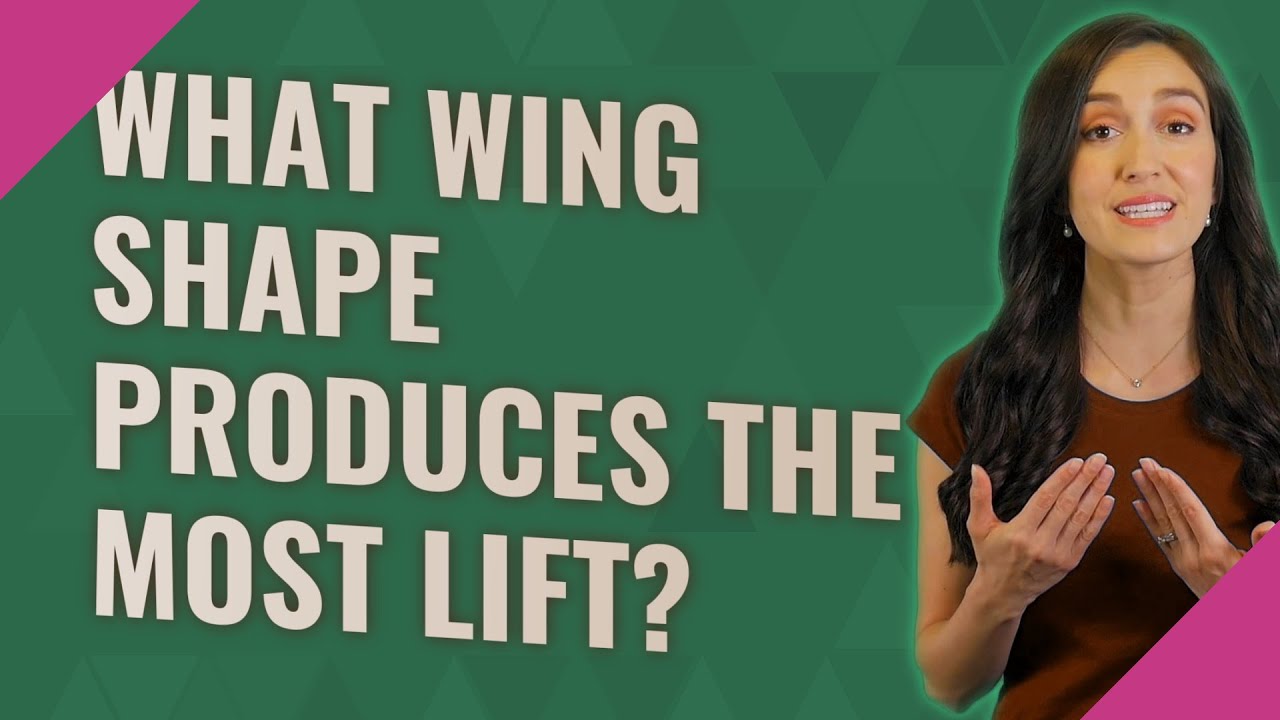 What wing shape produces the most lift? - YouTube