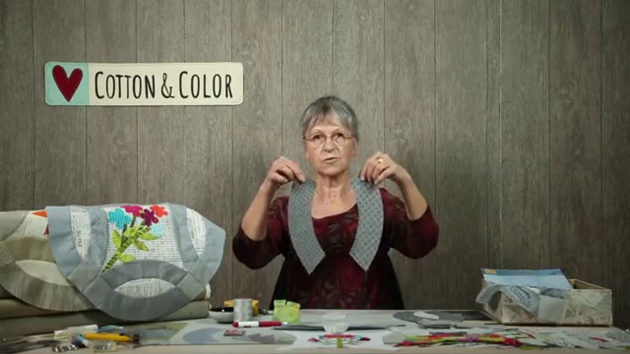 How to make a Double Wedding Ring Quilt by Hand (English) - YouTube