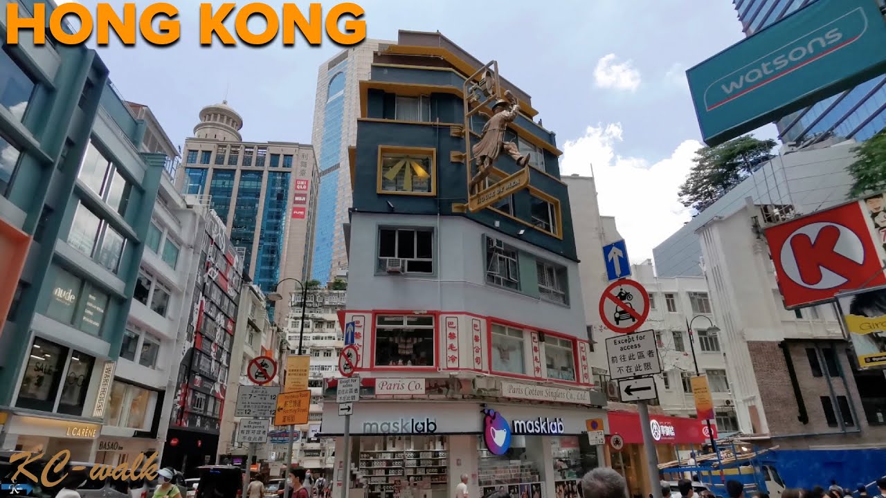 銅鑼灣站 步行往 恩平道 希慎道 Yun Ping Road, Hysan Avenue - YouTube