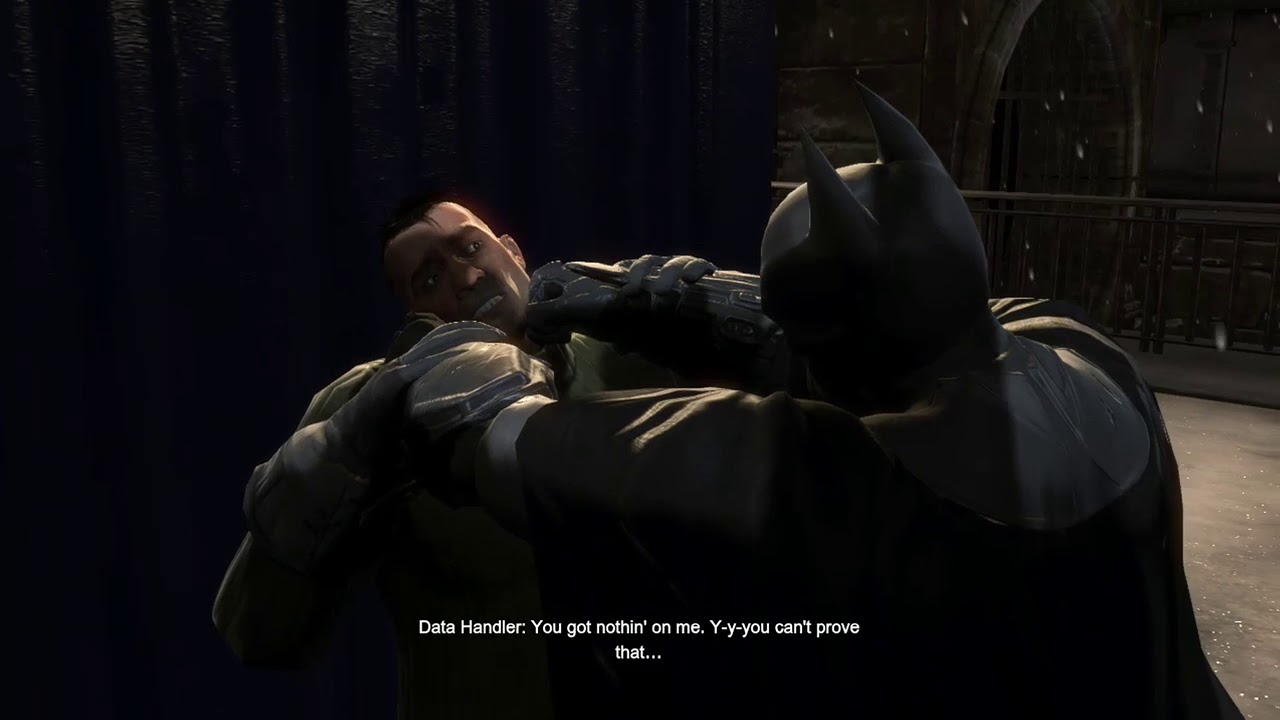Batman Arkham Origins: Batman loses his temper - YouTube
