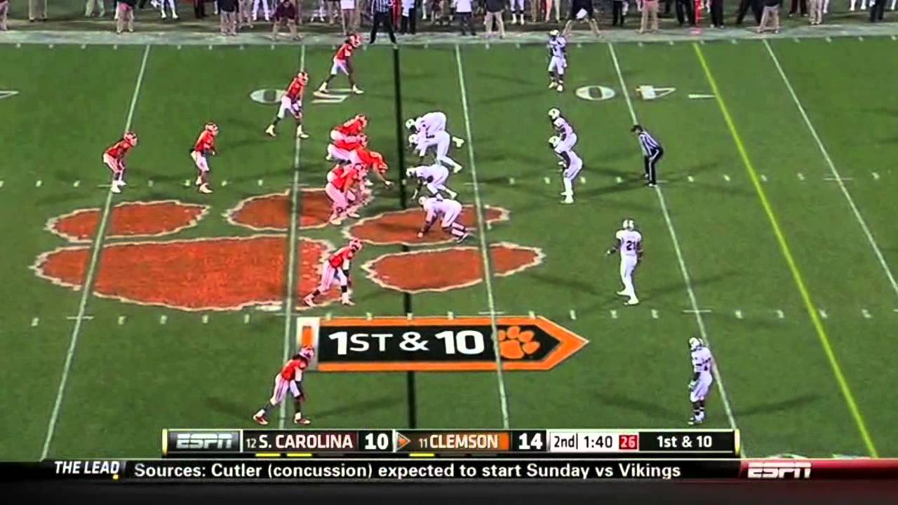 DJ Swearinger vs Clemson (2012) - YouTube