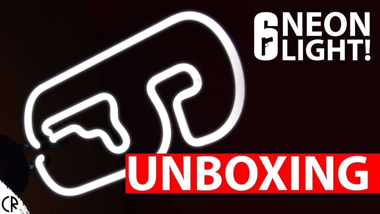R6 Neon Light! Unboxing - Rainbow Six SIege - FanFit Gaming - YouTube