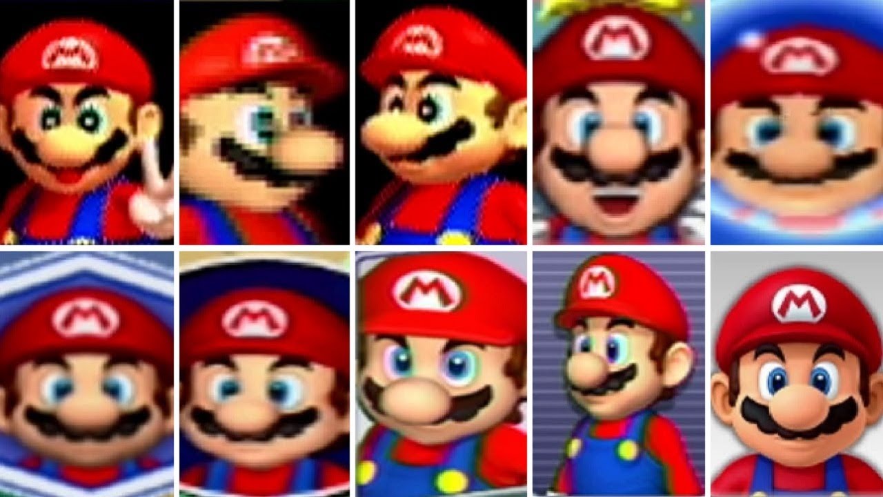 Evolution of Mario in Mario Party Games - YouTube