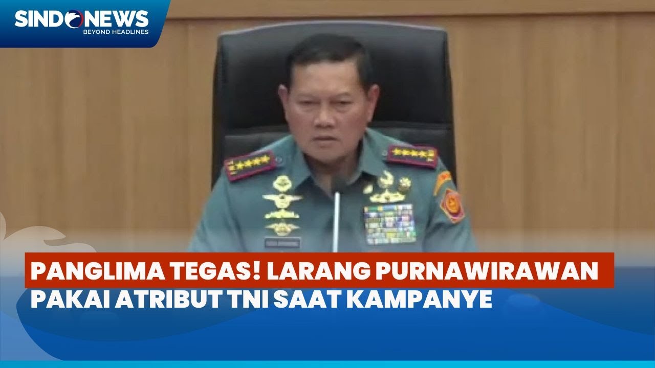 Panglima TNI Yudo Margono Tegas! Larang Purnawirawan Pakai Atribut TNI ...