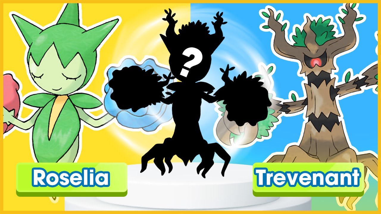 Pokemon Fusion | Roselia + Trevenant | pokemon infinite fusion ...