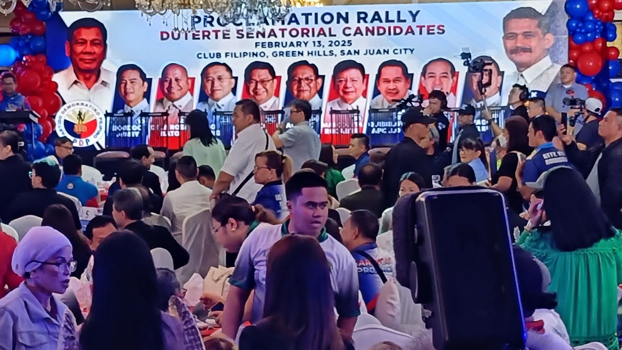 LIVE NOW!! TATAY DIGONG DUMATING NA? PROCLAMATION RALLY NG PDP?? - YouTube
