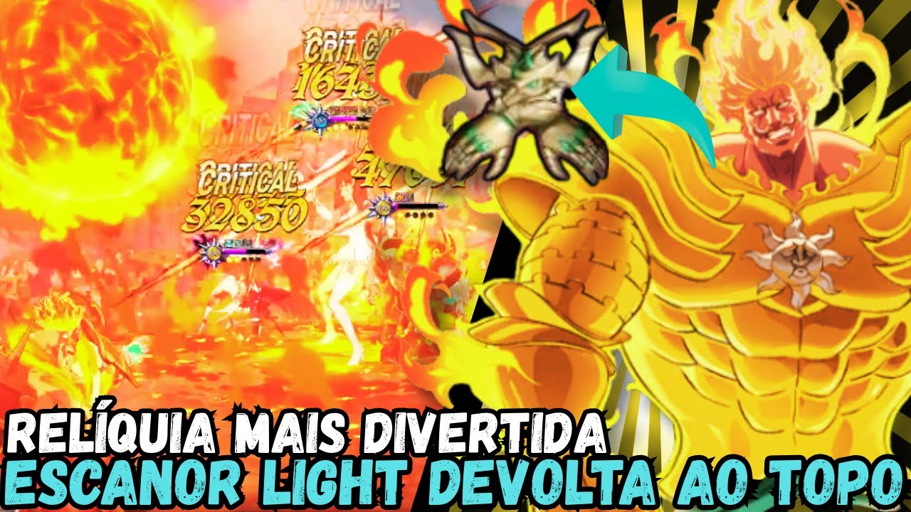 TESTANDO A RELÍQUIA MAIS DIVERTIDA DO JOGO | ESCANOR LIGHT | 7DS | The ...