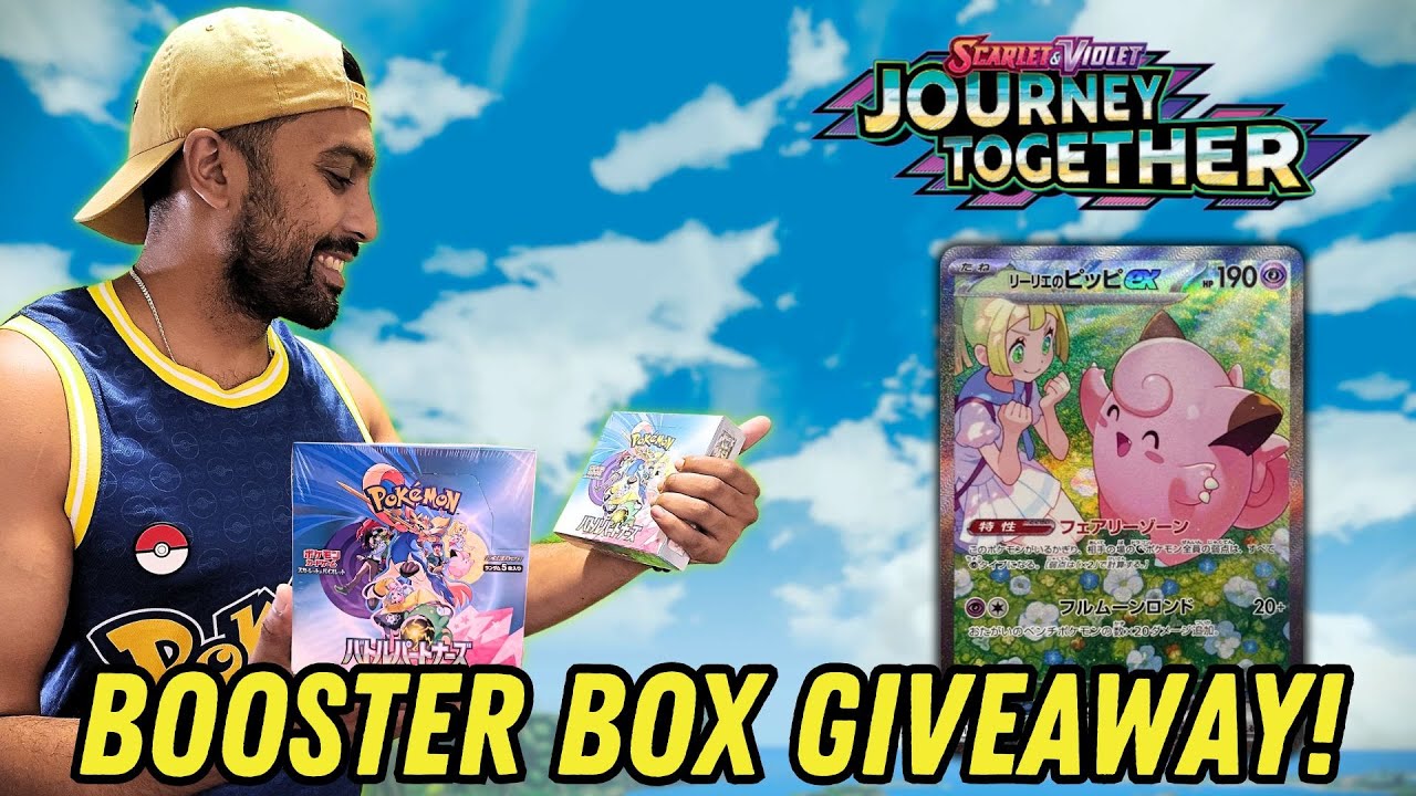 Giveaway of Journey Together Booster Box (Battle Partners) - YouTube