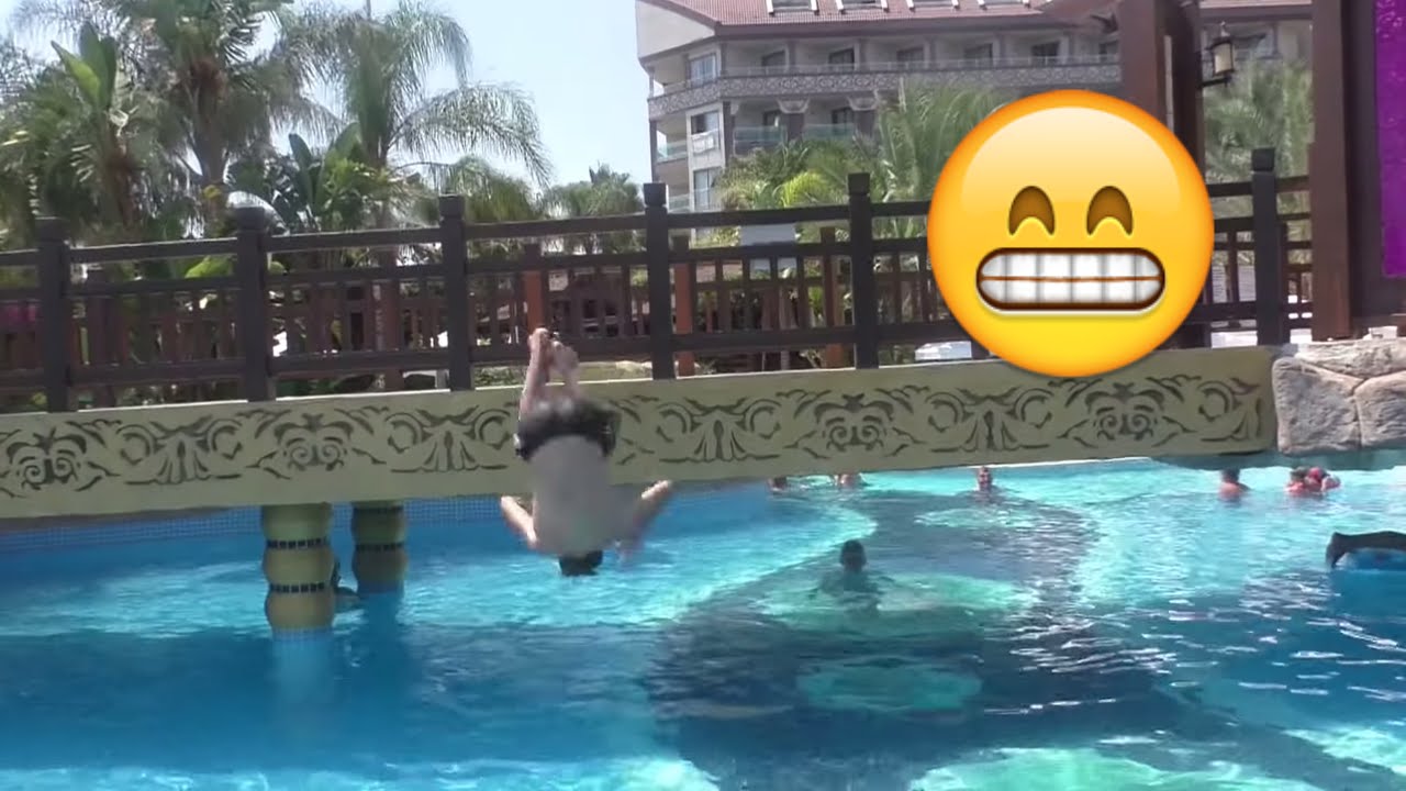 FRONTFLIP GOES WRONG - YouTube