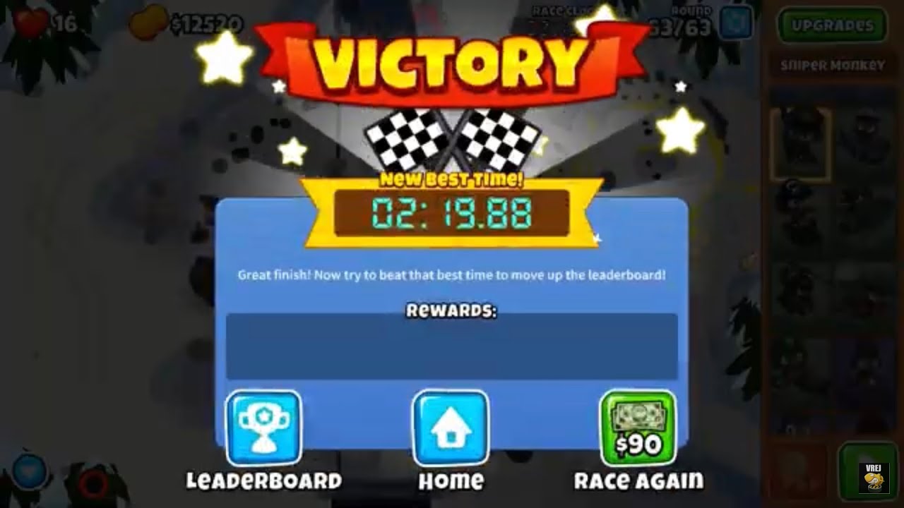 Btd6 Race 'Tappity Tap Tap' in 2:19 On Mobile! - YouTube