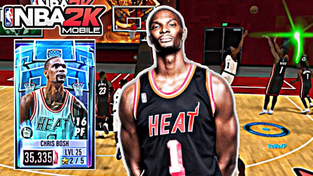 NBA 2K Mobile | PINK DIAMOND CHRIS BOSH GAMEPLAY!!! - YouTube