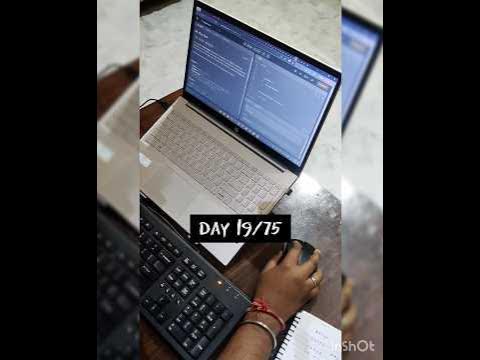 🚀 Day 19/75 - 75 Days of Coding Journey #shorts #coding #75dayschallenge @VaibhavsCodeJourney75 ...