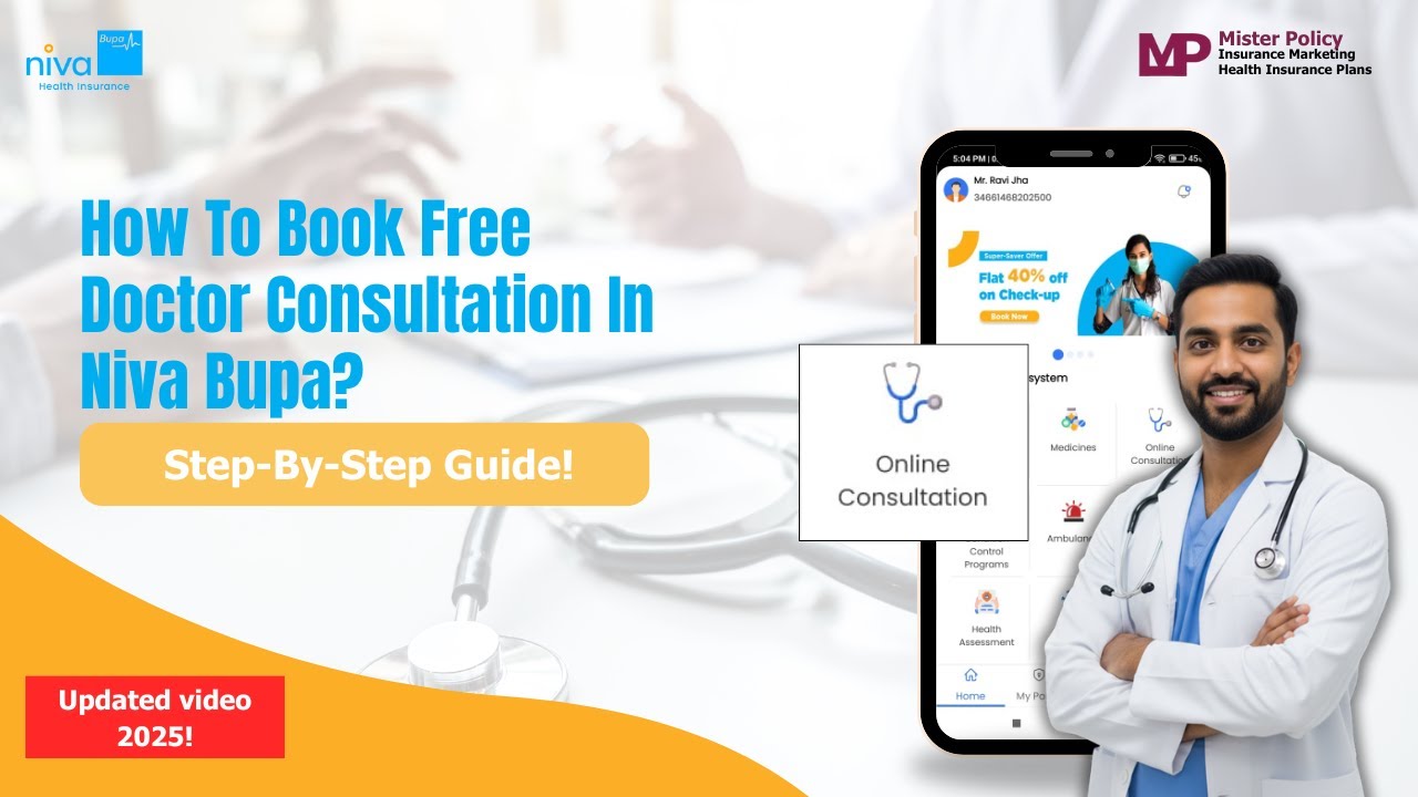 How To Book Free Doctor Consultation In Niva Bupa App | Step-By-Step ...