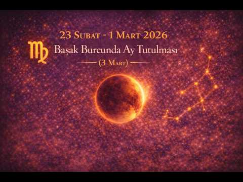 23 Şubat - 1 Mart 2026 Başak Burcunda Ay Tutulması (3 mart)