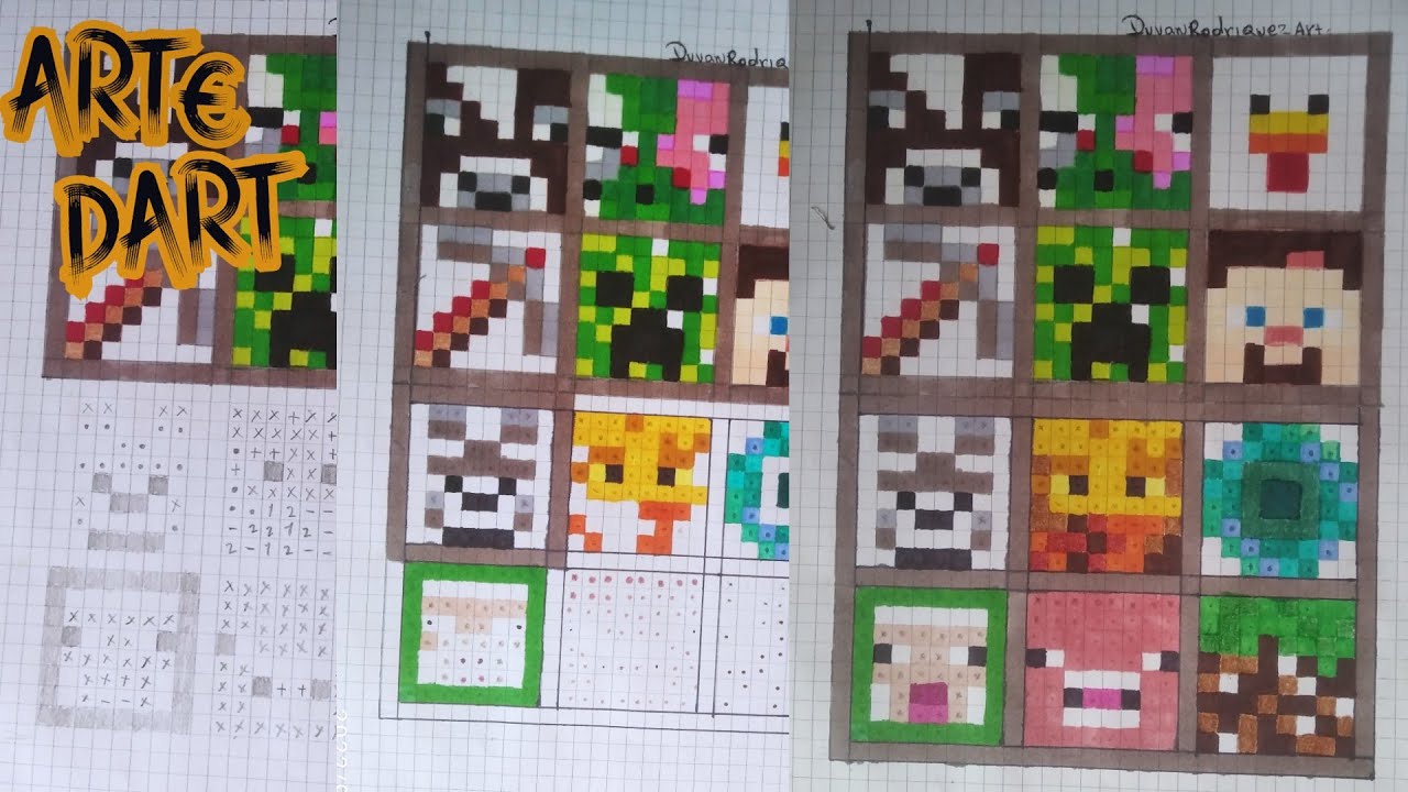 Dibujando Minecraft Parte 2/Drawing Minecraft Part 2 ¡DuvanRodriguezArt ...