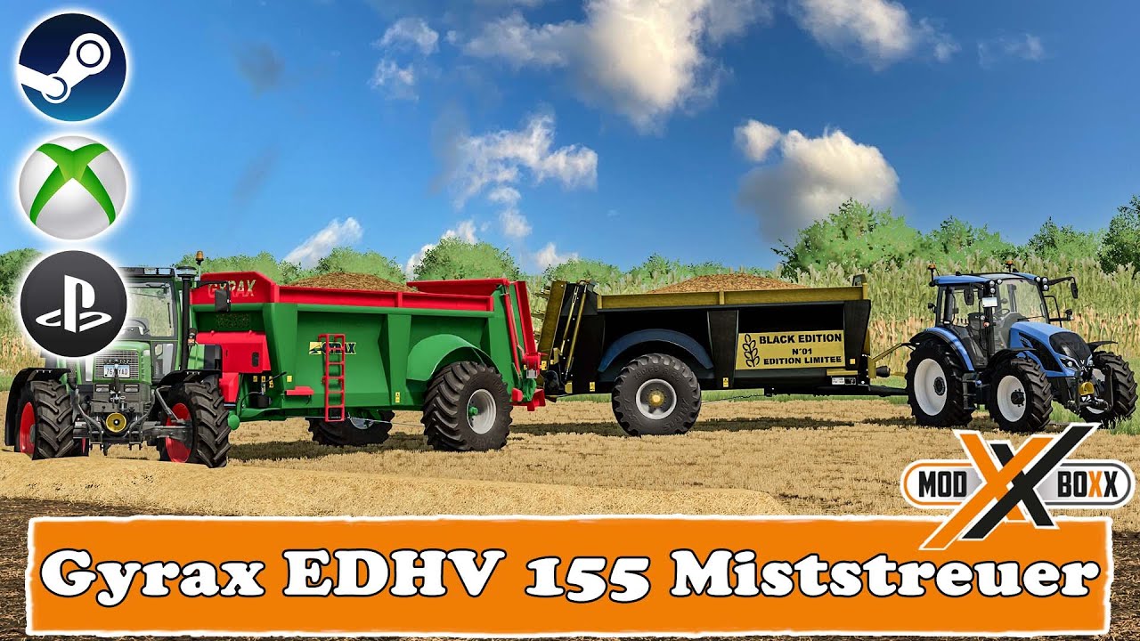 LS22 Mods | Gyrax EDHV 155 Miststreuer Pack | Farming Simulator 22 ...