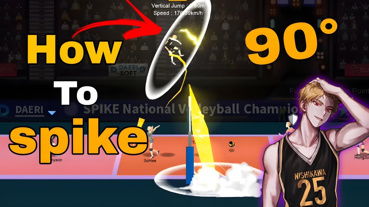 Tutorial • How to spike 90° with nishikawa - Vertical spike - YouTube