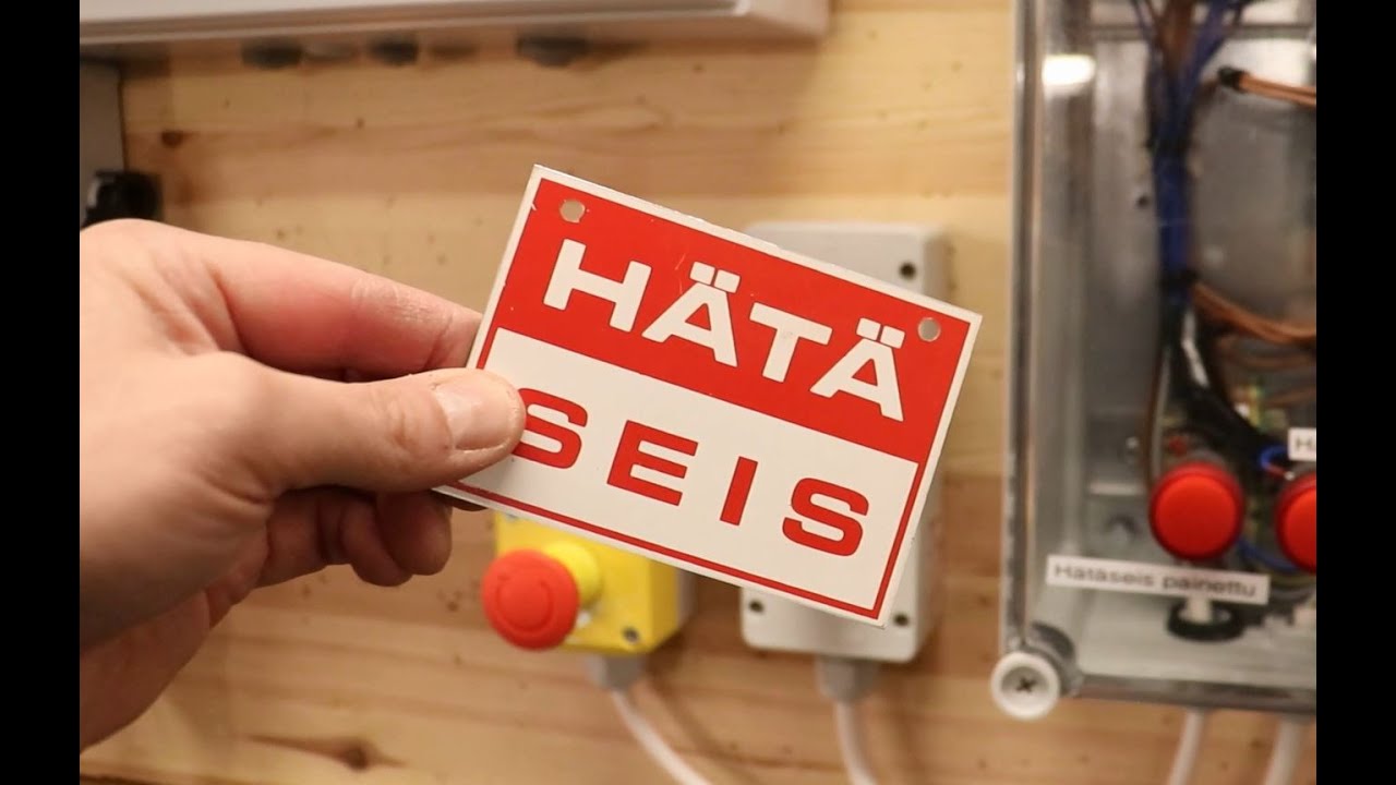 Suunnanvaihtokytkentä - hätäseis-painikkeen asennus - YouTube