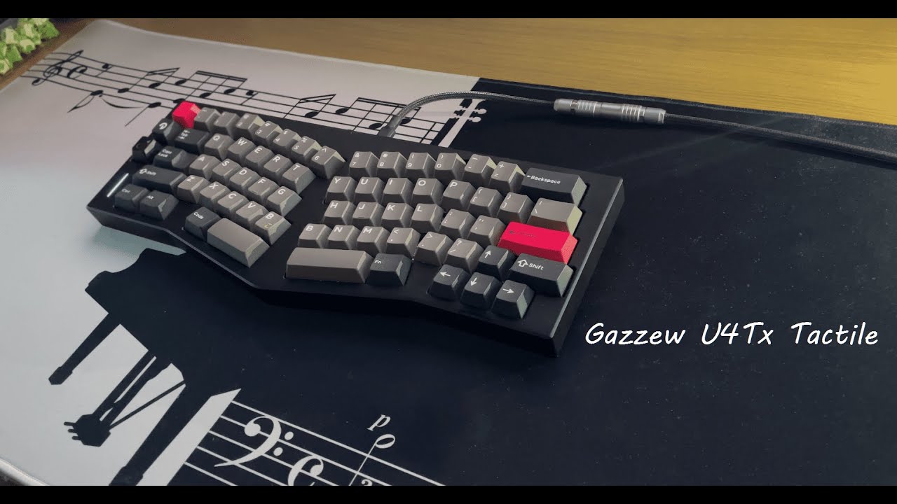 OwLab Spring FR4 plate Gazzew U4Tx tactile 오울랩 스프링 U4Tx 택타일 스위치 - YouTube