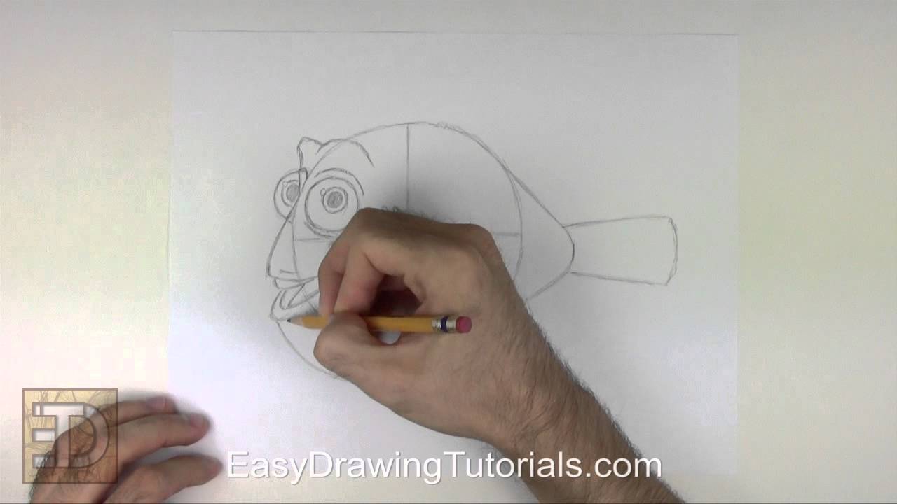 How to Draw Dory from Finding Nemo - YouTube