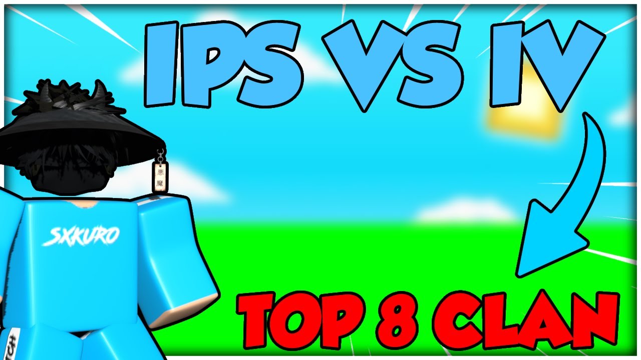 🤯 IPS VS IV (TOP 8 CLAN) Round 2 | Official Clan War | Roblox Bedwars ...
